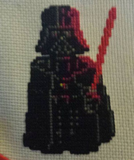 Darth Vader Cross Stitch Birthday Gift