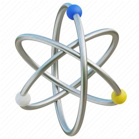 Atom Orbit Nuclear Chemistry Element Particle Education Icon