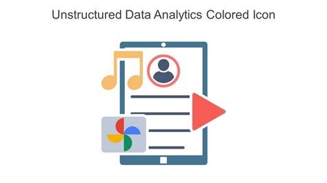 Unstructured Data Analytics Colored Icon In Powerpoint Pptx Png And Editable Eps Format PPT