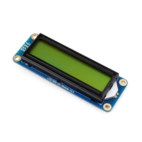 Buy Waveshare Lcd1602 I2c Module Black Color With Green Background