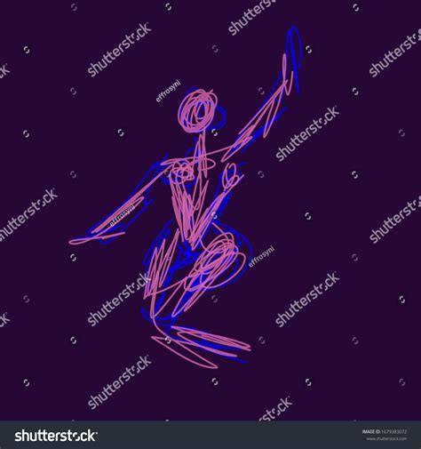 Woman Body Nude Sketch Design Stock Illustration Shutterstock
