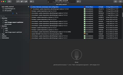 Error Loading Commit Details In V2 24 Issue 1748 Fork Dev Tracker