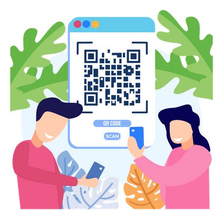 Qr Code Scanning Illustration Pack Free Download Business Illustrations IconScout