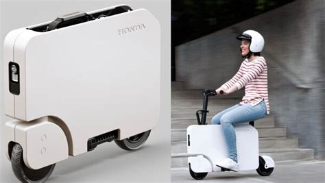 Check Out Hondas New Foldlable Electric Scooter With 19 Km Of Range