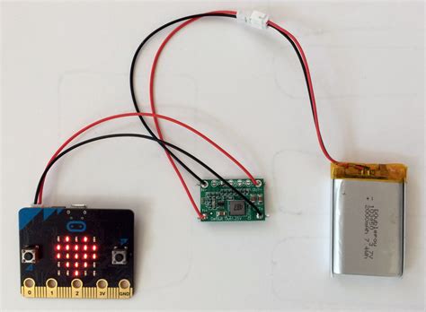 Strøm til en Micro bit fra et V LiPo batteri Min Arduino