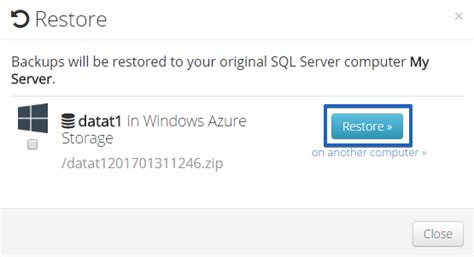 Sqlbak Restore Sqlbak Blog