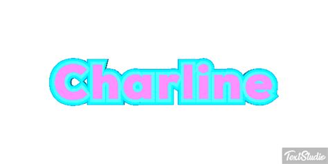 Charline Name Animated  Logo Designs