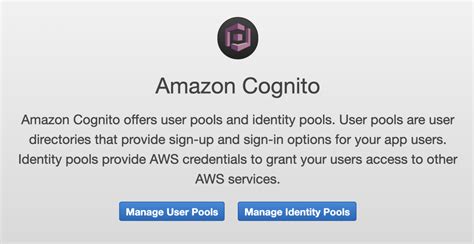 aws cognito user pool yippeecode