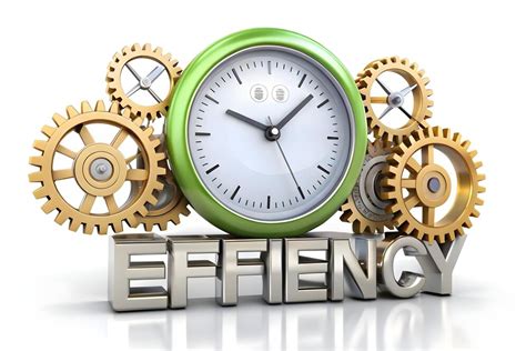 Efficiency Concept 3d Clock And Gears Vector Design For Time Management And Operational