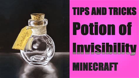 MINECRAFT TIPS AND TRICKS How To Make A Potion Of Invisibility Jartex Network YouTube