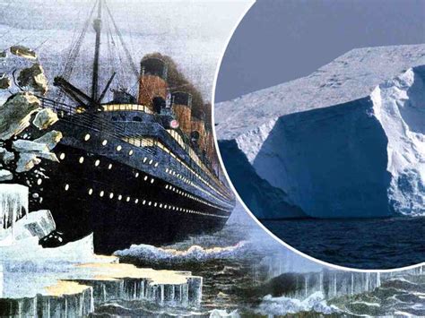 Titanic Ship Hitting Iceberg At Willard Madrigal Blog