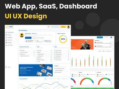 Web App SAAS App Dashboard UI UX Design Upwork