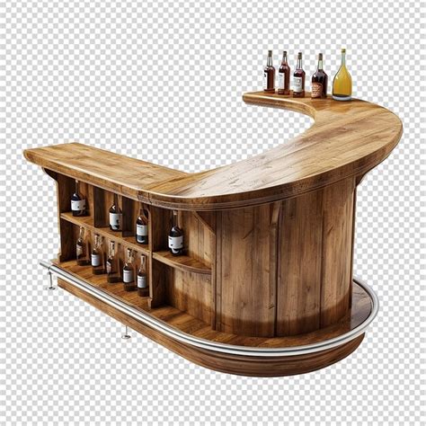 Bar Counter Isolated On Transparent Background Png Premium AI