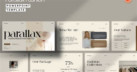 parallax powerpoint template incl creative and elegant envato