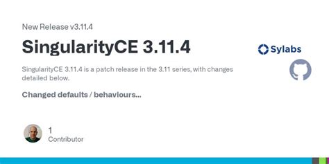 sylabs on linkedin release singularityce 3 11 4 · sylabs singularity