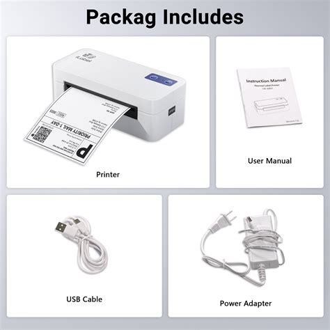 4x6 Thermal Shipping Label Printer Bluetooth Wireless Betckey Label