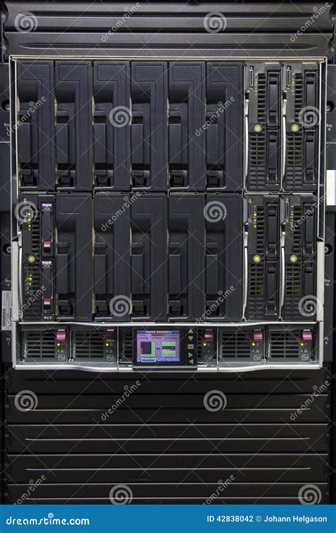 Disk Array Stock Photo Image Of Data Rack Server Mounted
