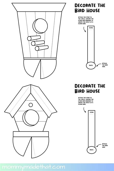 Flying Bird Craft Template 2025