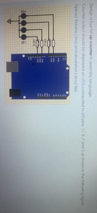 Solved Design A Four Bit Up Counter In Assembly Language Solved Design A Four Bit Up Counter In Assembly Language