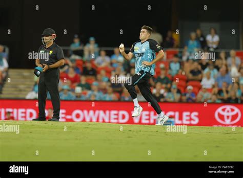 Gold Coast Australia 22nd Jan 2024 Xavier Bartlett 19 Brisbane Heat