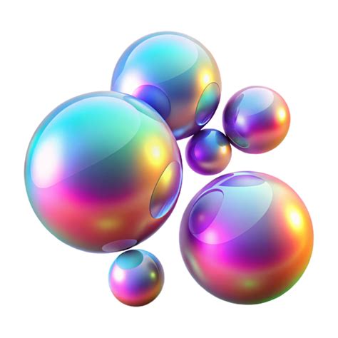 Iridescent Spheres Abstract Background A Conceptual 3d Depiction Of Iridescent Spheres Focusing