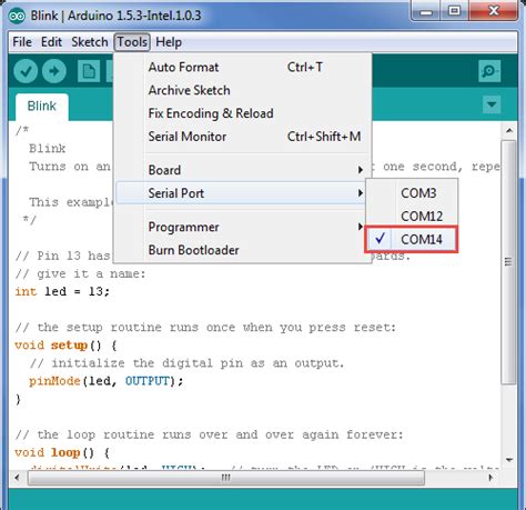 Find Serial Port Windows Arduino Ide