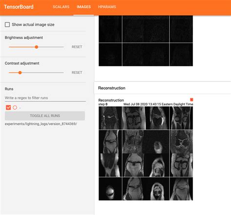 Tensorflow Change The Step Number Of Displayed Images On Pytorch Tensorboard Stack Overflow