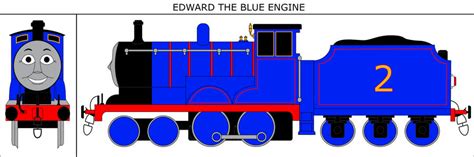 Edward The Blue Engine Portrait By Miked57s On Deviantart