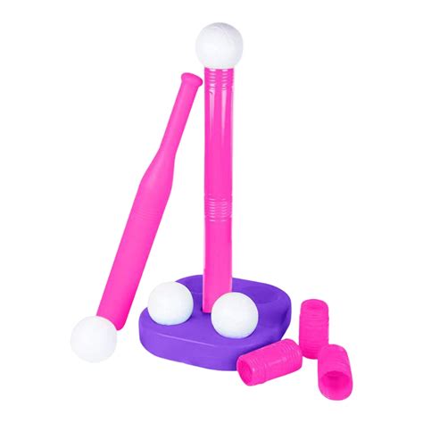 Detachable Tee Ball Set Burr Free Portable Environmentally Friendly