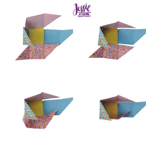 Origami Modular Cube Written Pictorial Video Tutorial Jessie At Home