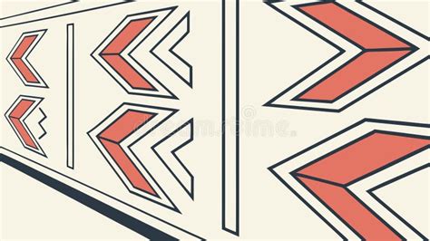Zigzag Arrow Pattern Dynamic Vector Background Design Element Vector