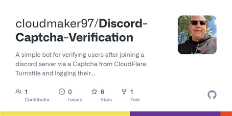 Github Cloudmaker97discord Captcha Verification A Simple Bot For