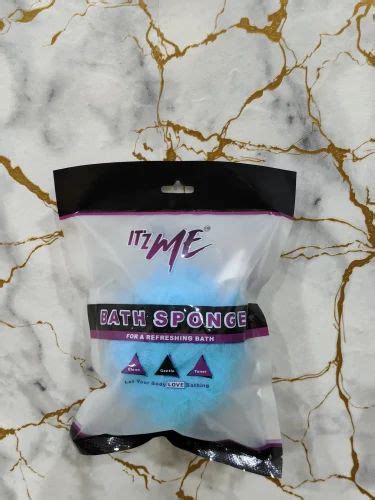 Itz Me Sky Blue Bath Sponge Silicone At ₹ 23 Piece In Ahmedabad Id 2854894089555