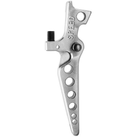 Speed Airsoft Tunable Blade Trigger For M4 M16 Series Aegs Silver