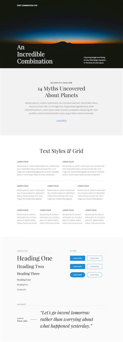 Free Divi Font Combination Layout Pack 1 Beautiful Layout Design 10 Ideal Font Pairings