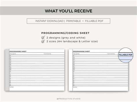 Programming Coding Notes Programming Template Programming Cornell