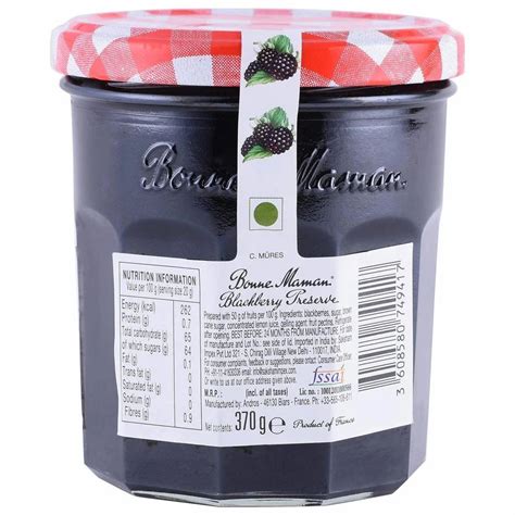 Bonne Maman Blackberry Preserve 370g At Rs 595 In Gurugram Id