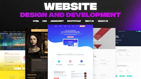 Be Your Front End Developer Using Htmlcss Bootstrap React Js Next Js By Strangecreation Fiverr