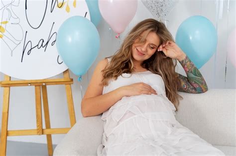 Fiesta De Revelación De Sexo Del Bebé Foto Gratis