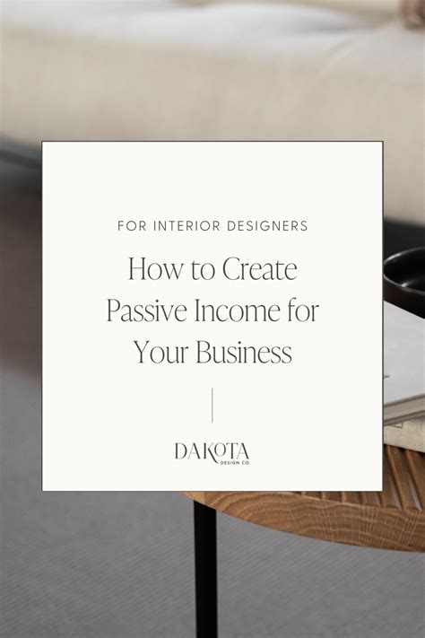 The Truth About Passive Income — Dakota Design Co Business Consulting
