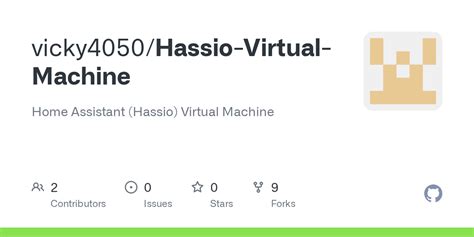 Github Vicky4050hassio Virtual Machine Home Assistant Hassio