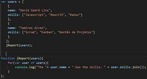 javascript imprimindo todos os elementos do vetor com join by david sodré medium
