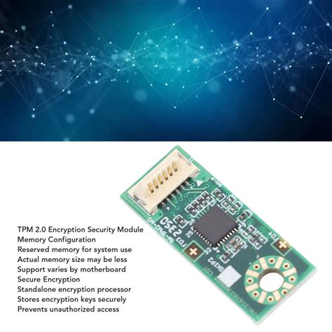 Tpm 20 Encryption Security Module Tpm 20 Trusted Platform Module