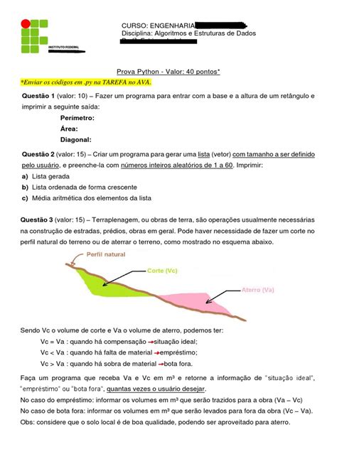 Prova Python 2022 Pdf Pdf