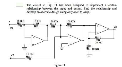Solved The Circuit In Fig Has Been Designed To Implement Chegg Com