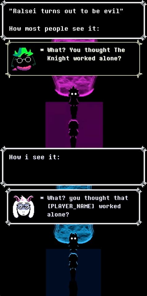 Ralsei Is Evil Butin An Unexpected Way Rdeltarune