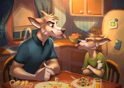 Eat Spaghetti Not My Mind By Multyashka Sweet Anthro Furry Furry Art
