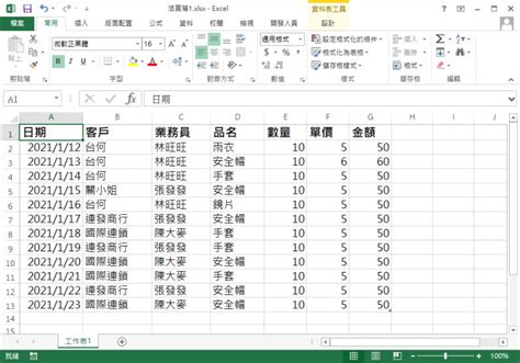 [ excel ]如何使用「交叉分析篩選器」快速篩選表格內的數據？