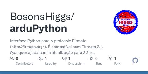 Github Bosonshiggsardupython Interface Python Para O Protocolo Firmata