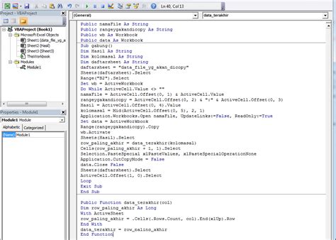 Macro Menggabungkan Banyak File Excel Menjadi Satu Sheet Excel Excel
